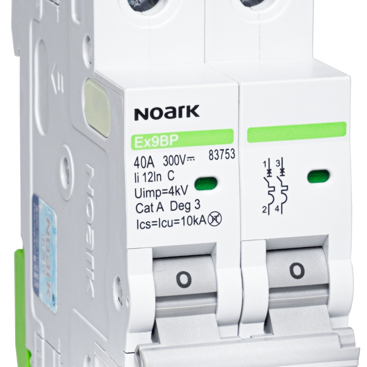 Noark PV DC Circuit Breaker 20A 2P 500V – EasyPower Solar
