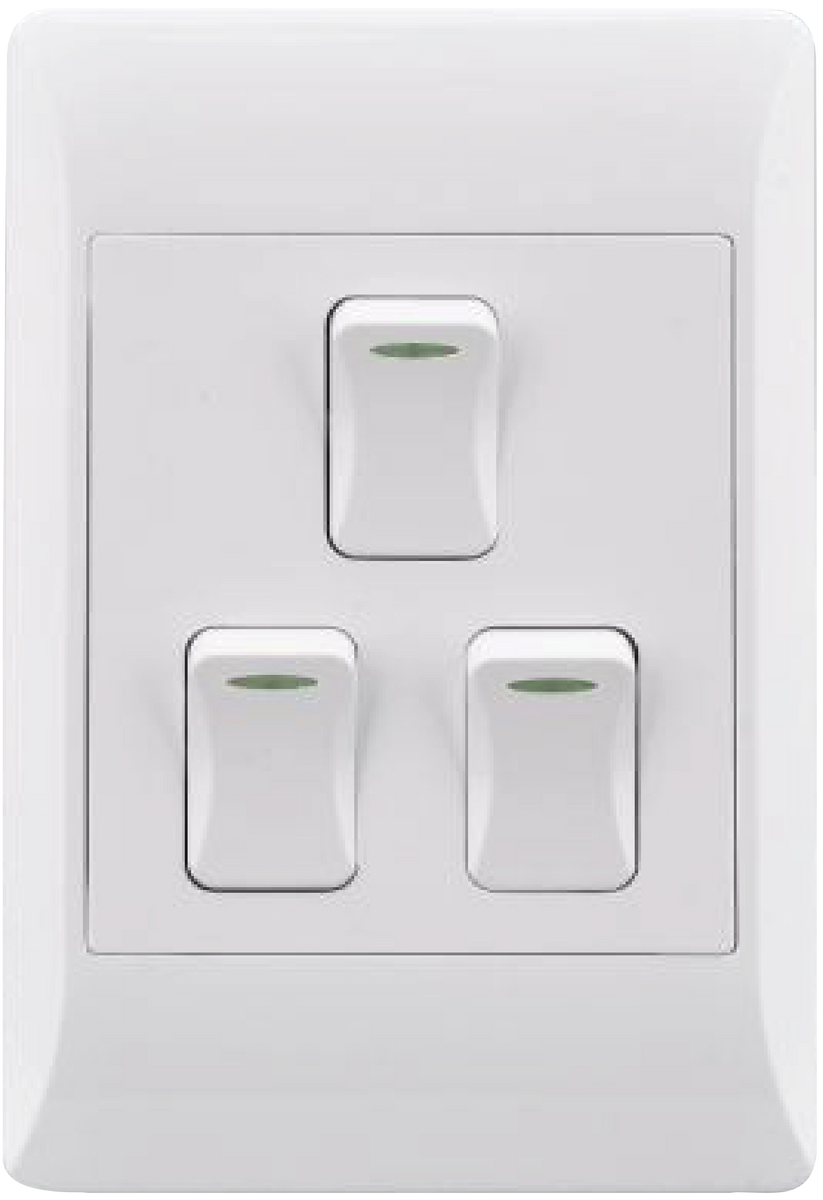 Condere 3 Lever 1 Way Switch 2x4 – EasyPower Solar