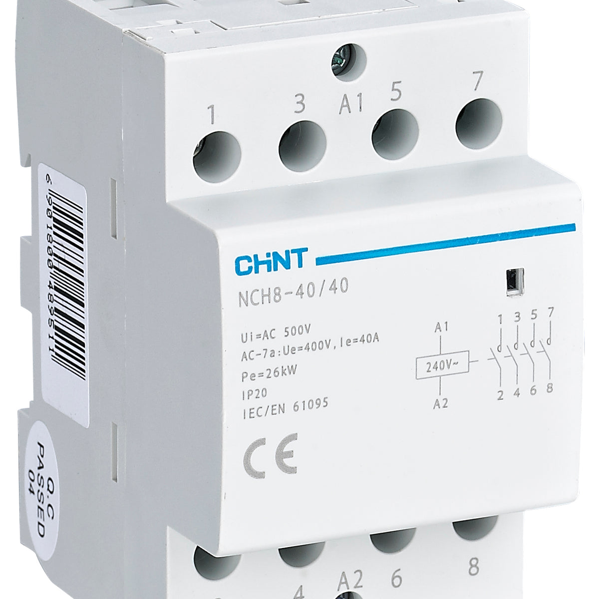 Chint Modular Contactor 20A 1NO+1NC 230V – EasyPower Solar