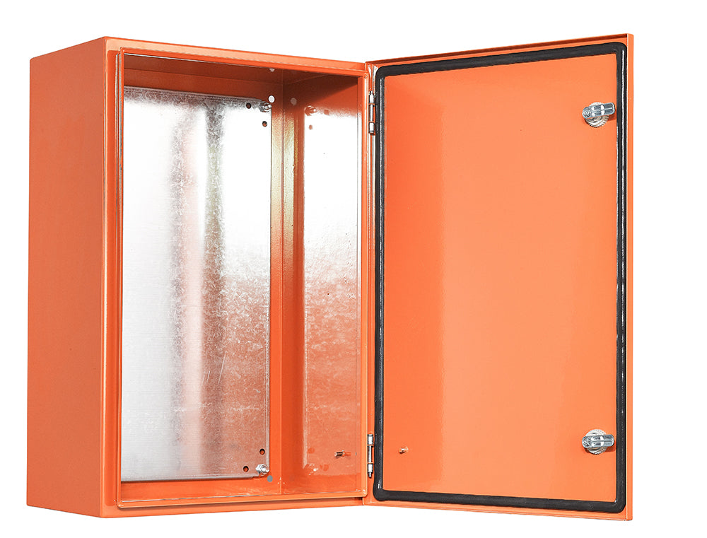 Chint Steel Enclosure 400x300x200mm Orange IP65 – EasyPower Solar