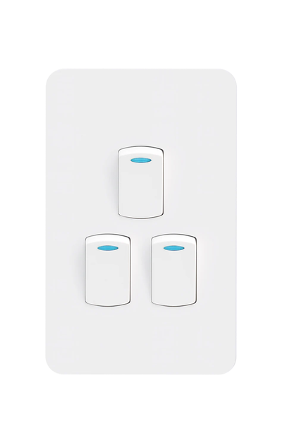 3 Lever 1 Way Switch 16A 2x4 – EasyPower Solar
