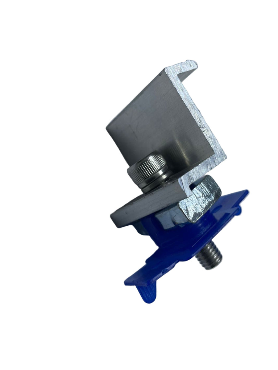 End Clamp 30mm Assembly for P2000 Strut Channel – EasyPower Solar